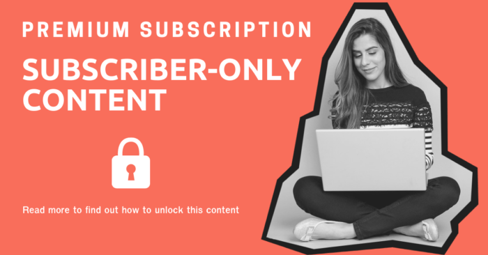 Premium Subscription