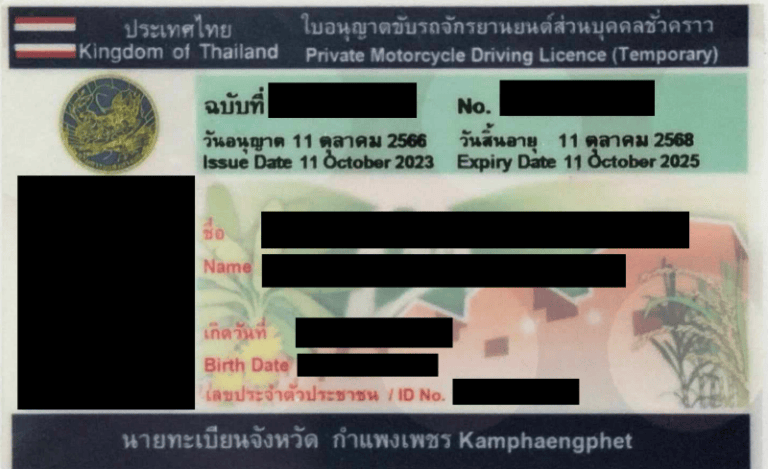 How to Get a Thailand Motorcycle Driver’s License: Documents, Tests ...